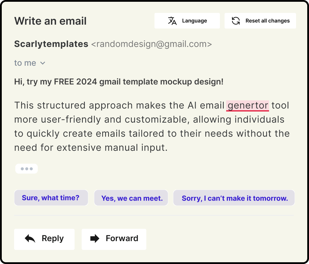 AI Email Generator – GSN EDUTECH